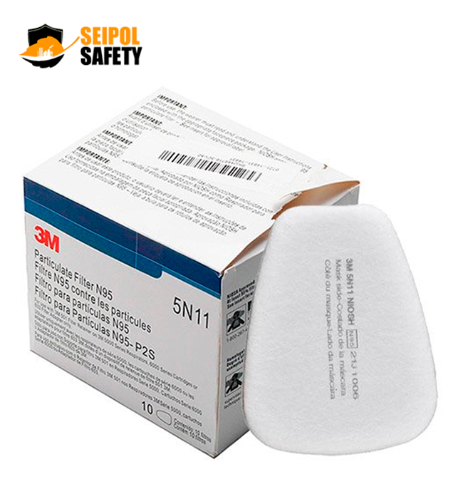 PREFILTRO PARA PARTICULAS 5N11 CAJA X 10 UND 3M | SEIPOL SAFETY