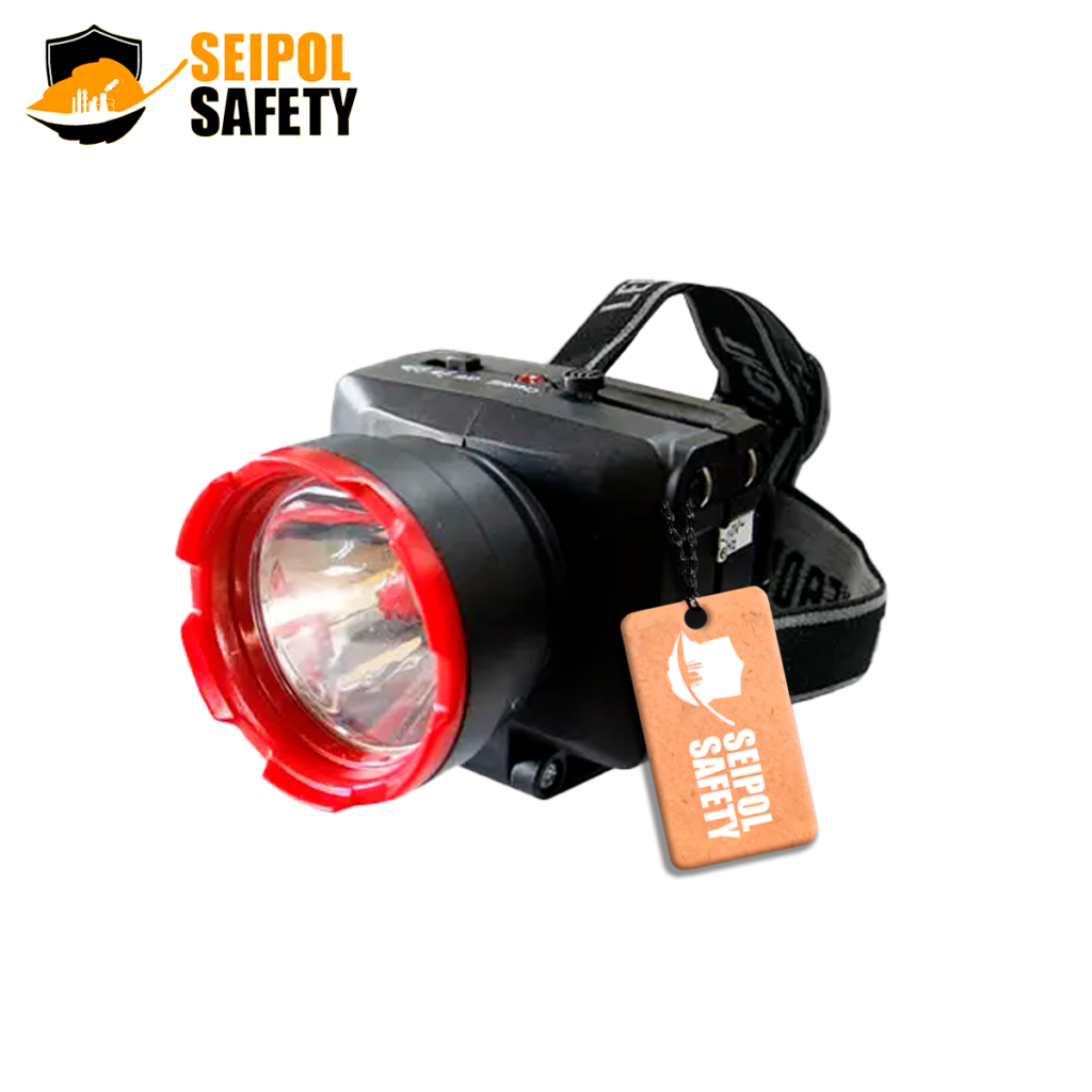 LINTERNA FRONTAL ROJA OPALUX 2W OP-5012 | SEIPOL SAFETY