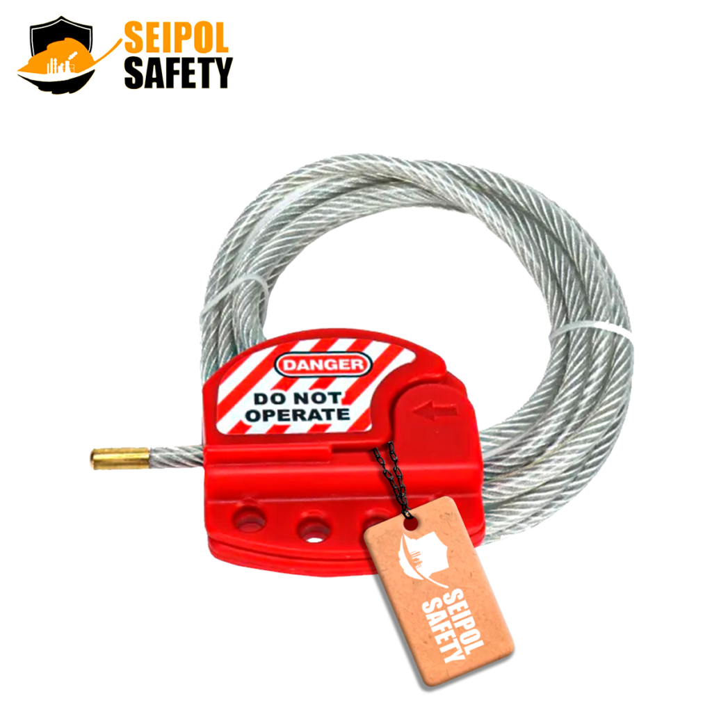 BLOQUEO DE CABLE AJUSTABLE LOTO MASTER CL00001 | SEIPOL SAFETY