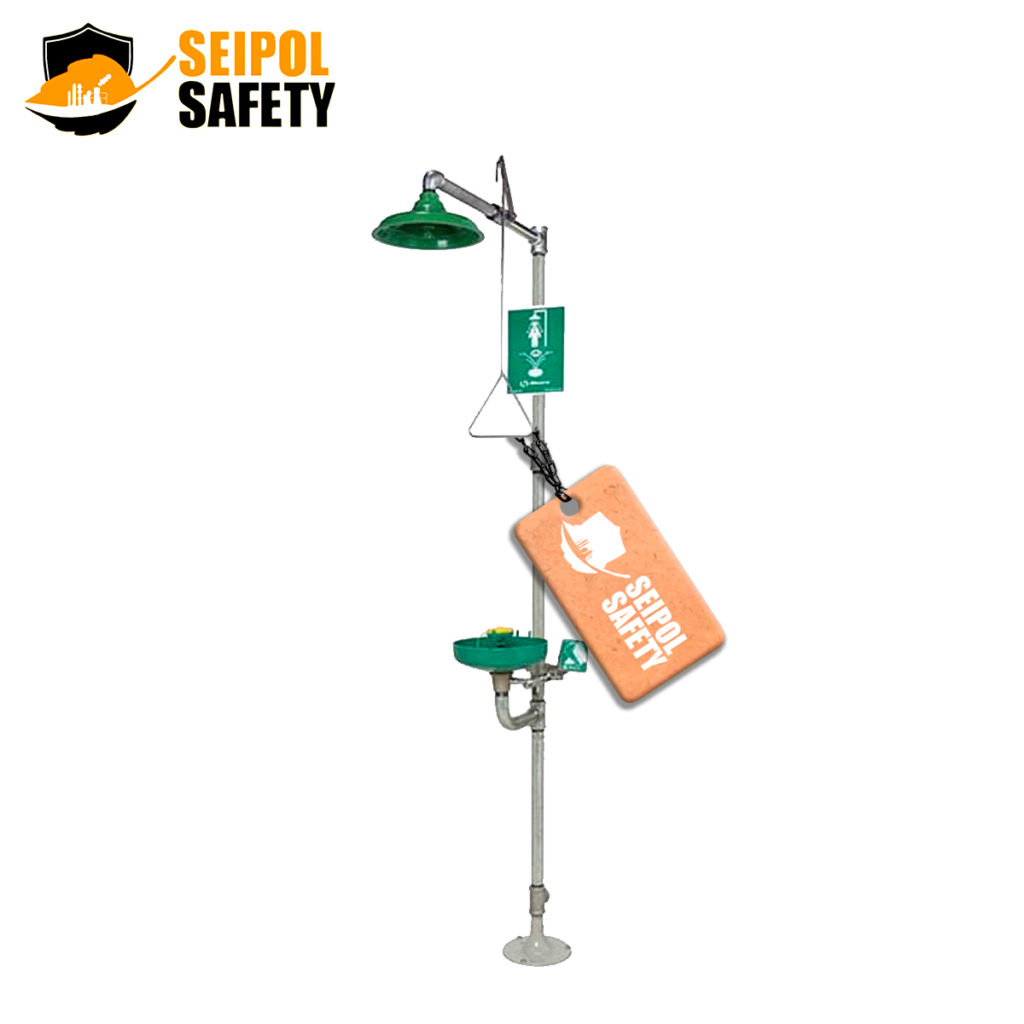 KIT DUCHA LAVAOJOS H-AXION CL-001I ACERO GALVANIZADO | SEIPOL SAFETY