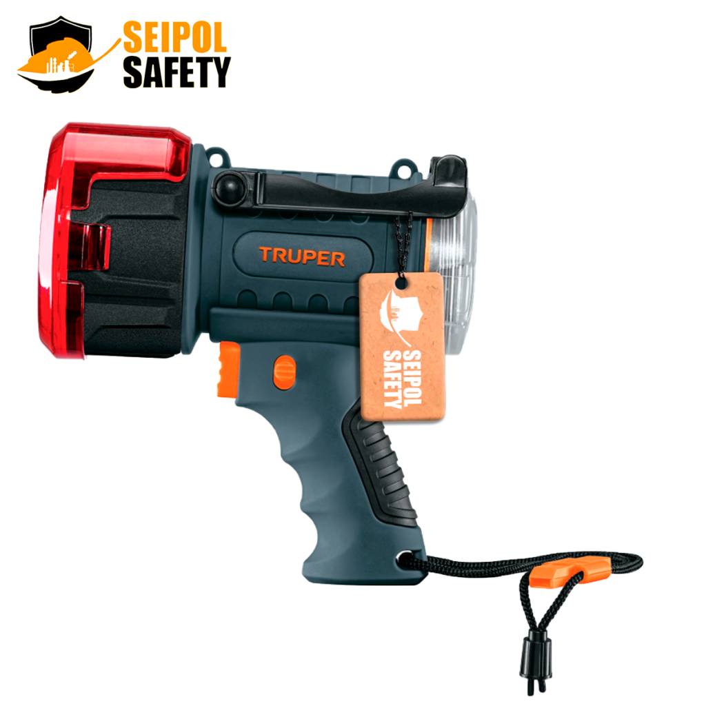 LINTERNA LED 900 LM RECARGABLE ALTA POTENCIA – TRUPPER | SEIPOL SAFETY