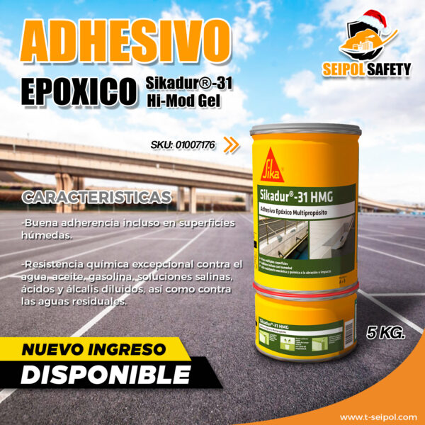 Sikadur®-31 Hi-Mod Gel – ADHESIVO EPOXICO | SEIPOL SAFETY